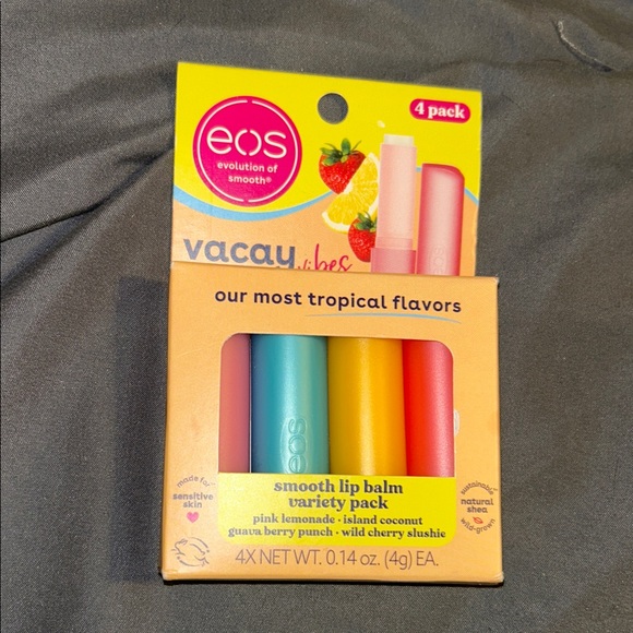 eos | Party Supplies | Eos Tropical Lip Balm Set Pink Blue Orange Red ...